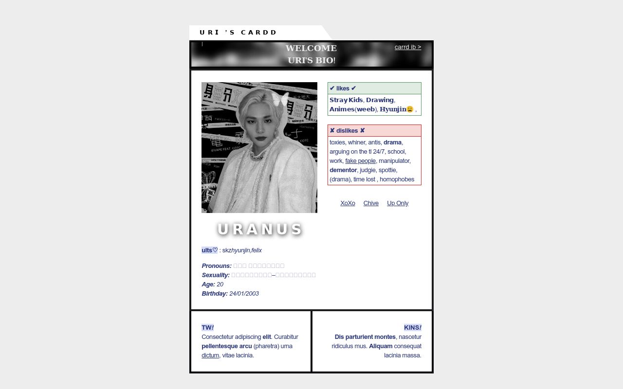 𝙐𝙍𝙄’ 𝙎 𝘾𝘼𝙍𝘿𝘿